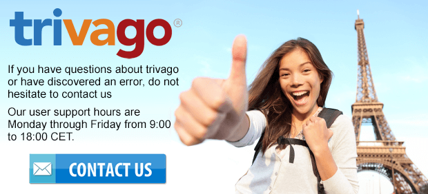 Trivago website - groovemoli